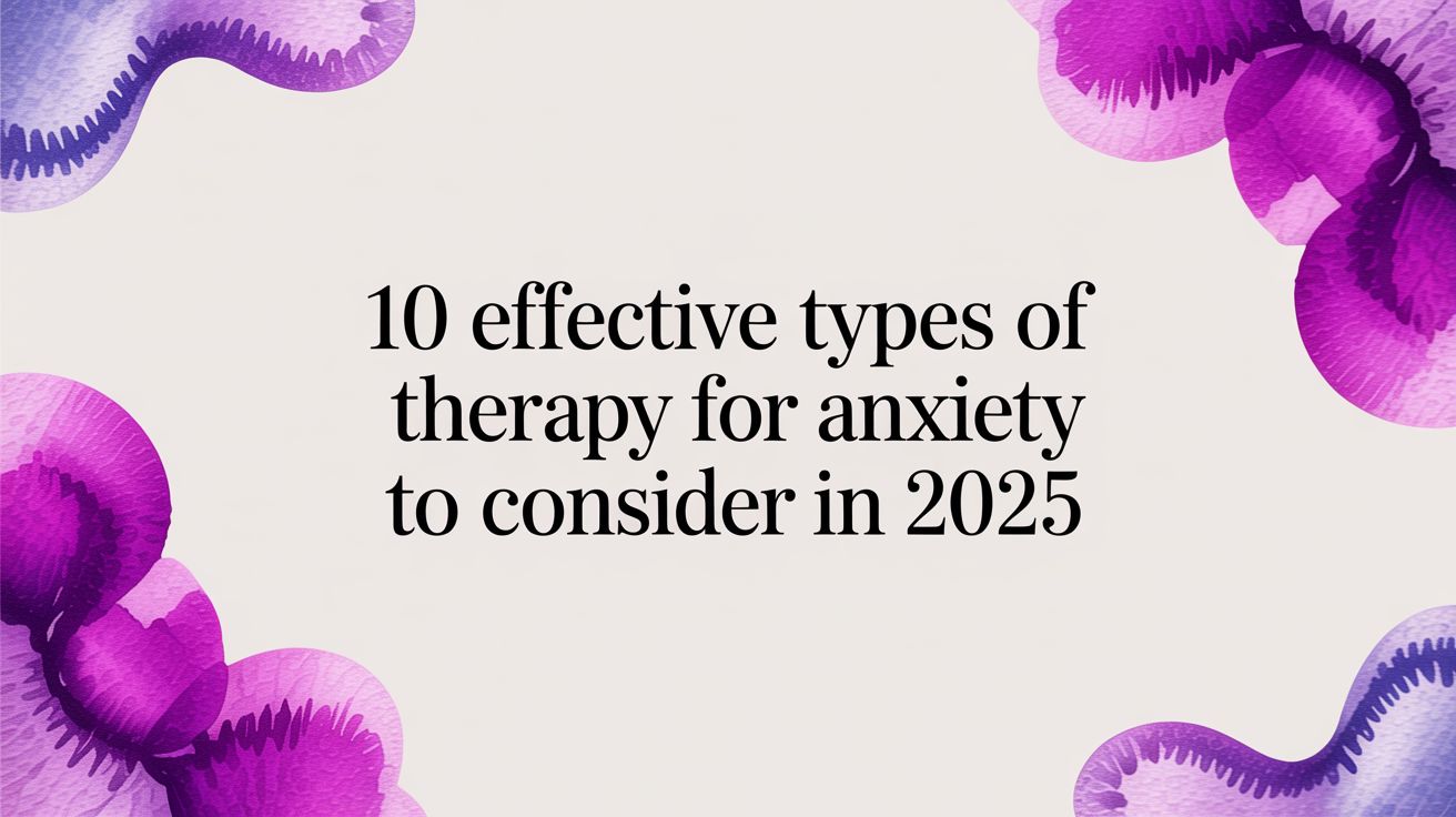 10 Effective Types of Therapy for Anxiety to Consider in 2025 - reVIBE ...
